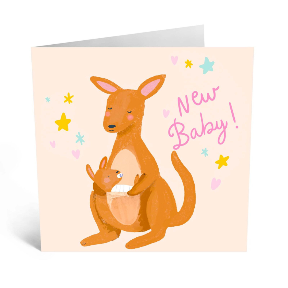 Card "Kangaroo Baby" – Coast Store
